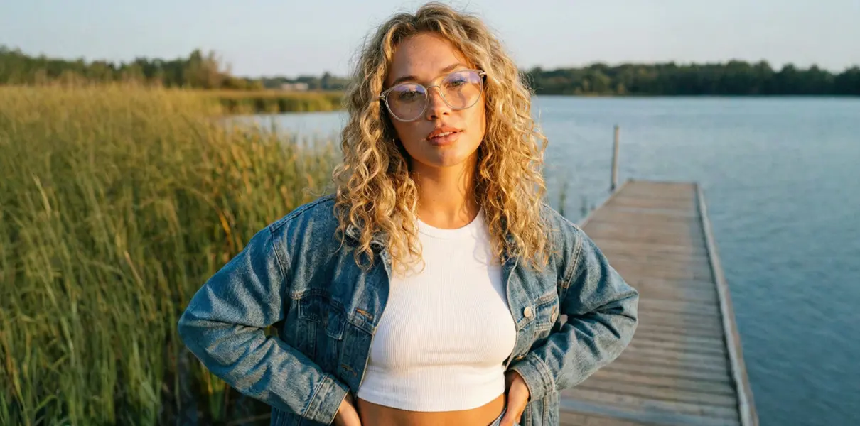 ELKLOOK Elsa TR90 Round Cat Eye Frames with Blue Light Glasses